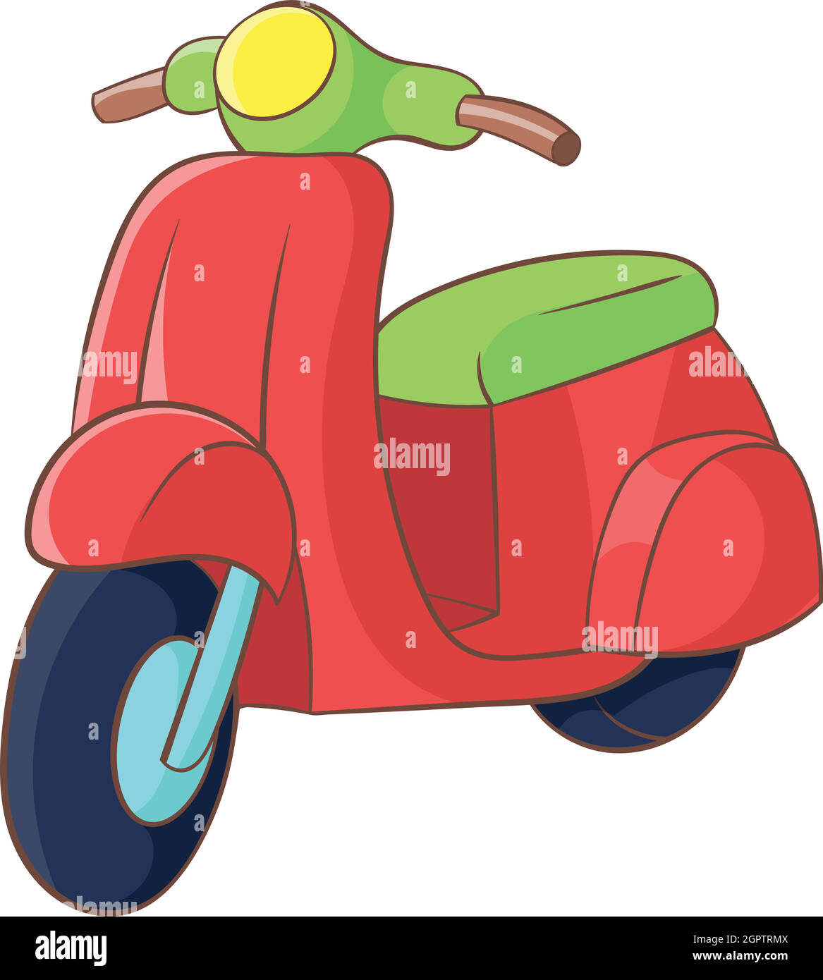 Retro style red color Cut Out Stock Images & Pictures - Alamy