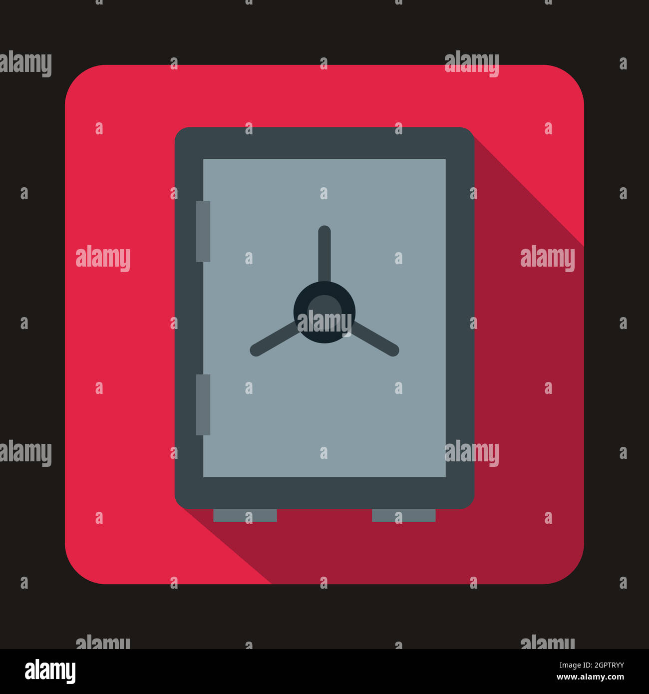 Closed metal bank safety Stock Vector Images - Alamy