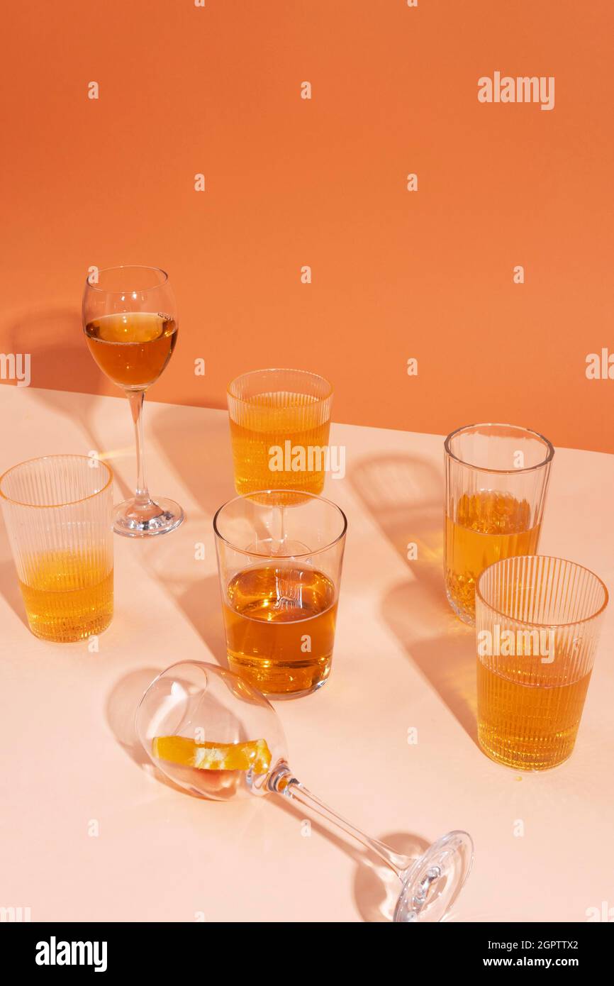 Creative party still life composition Stock Photo - Alamy