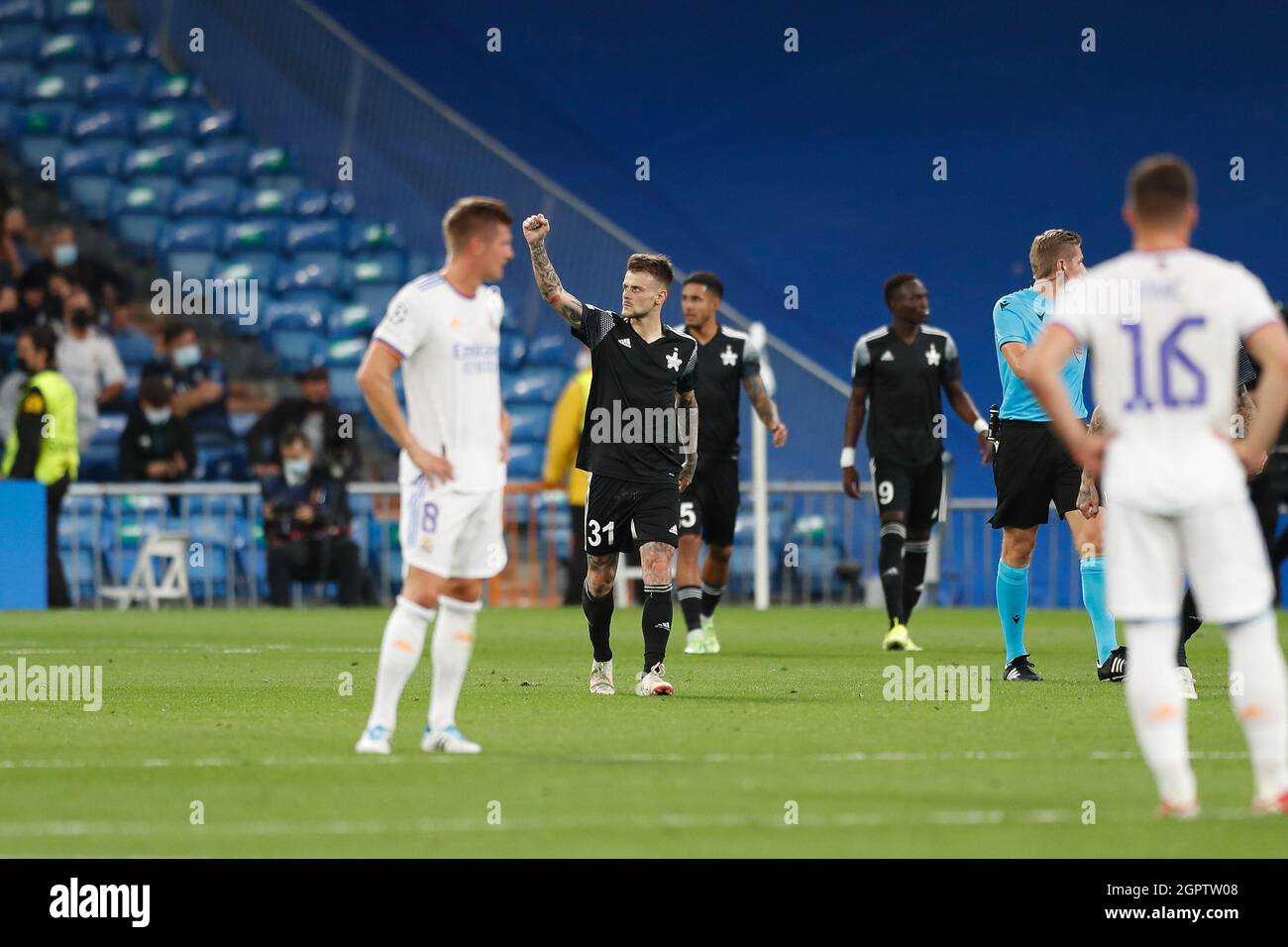 Madrid, Spain. 28th Sep, 2020. Sebastien Thill (Sheriff) Football ...
