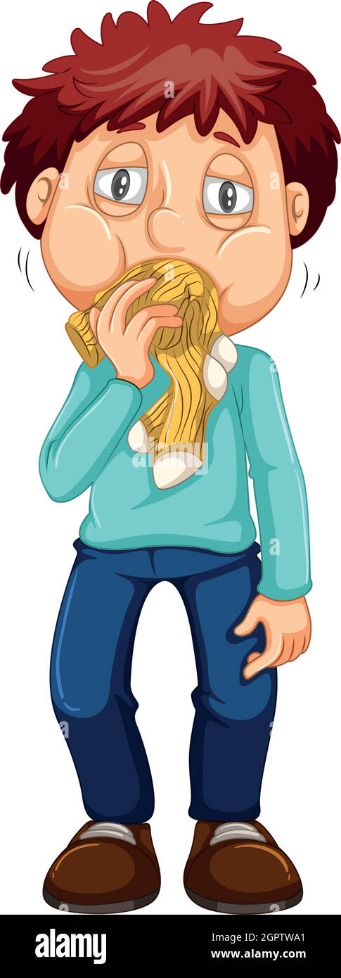 Sick adult flu Stock Vector Images - Alamy