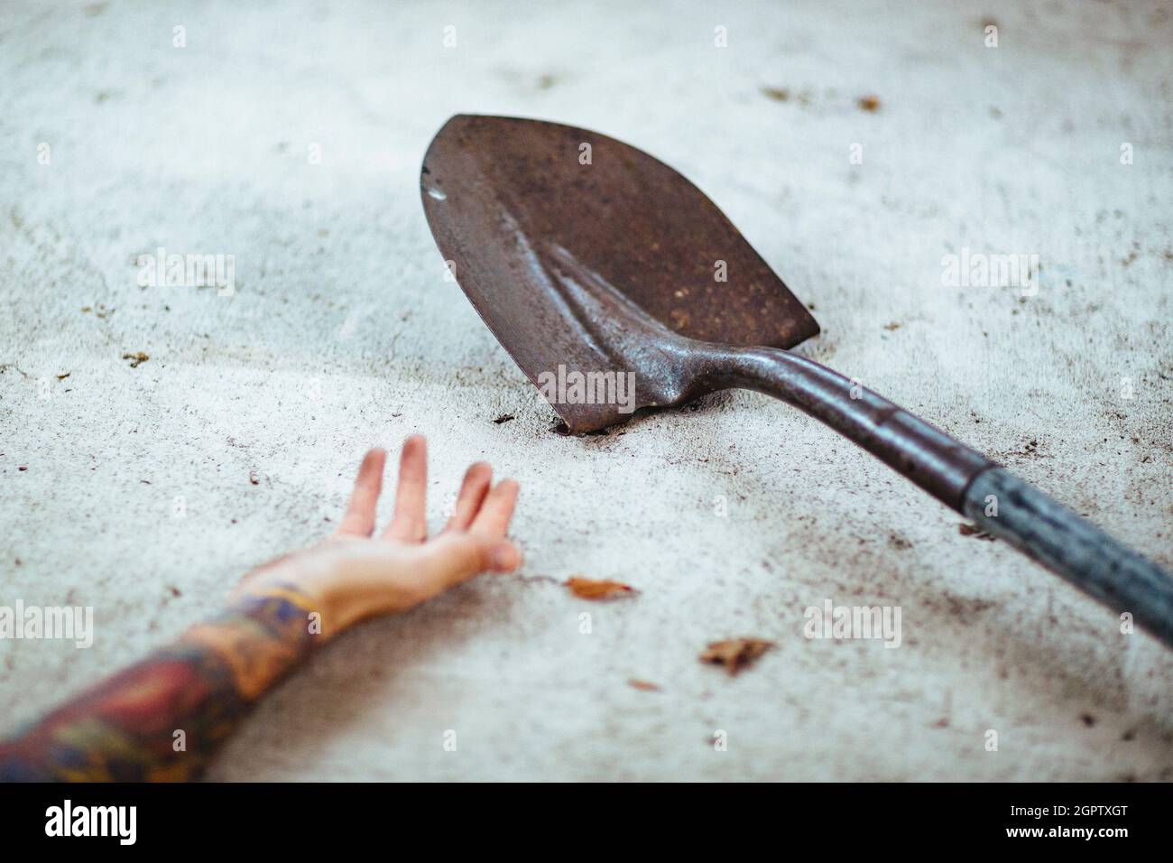 Digging your own grave hi-res stock photography and images - Alamy