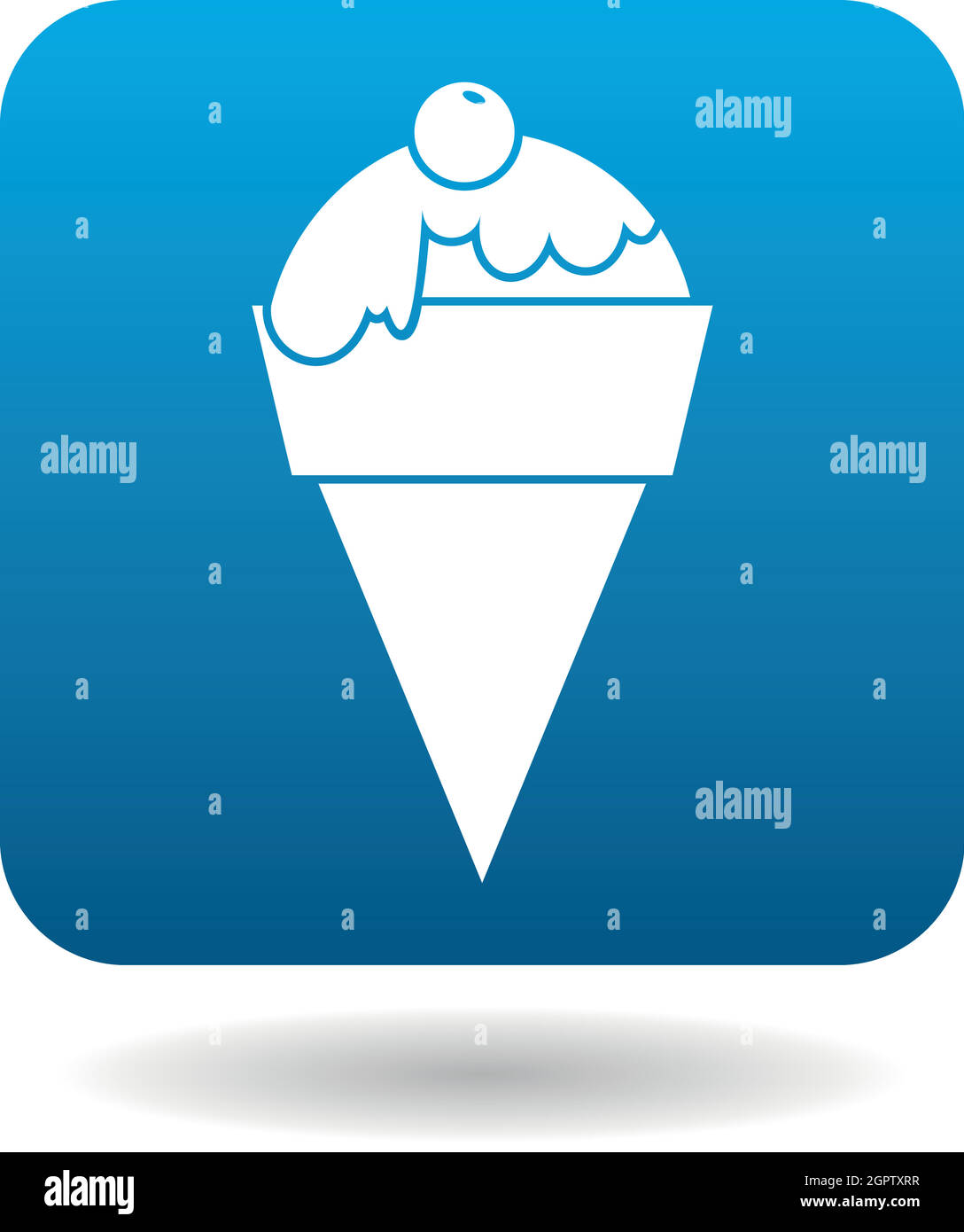 Gelato ice cream cone Stock Vector Images - Alamy