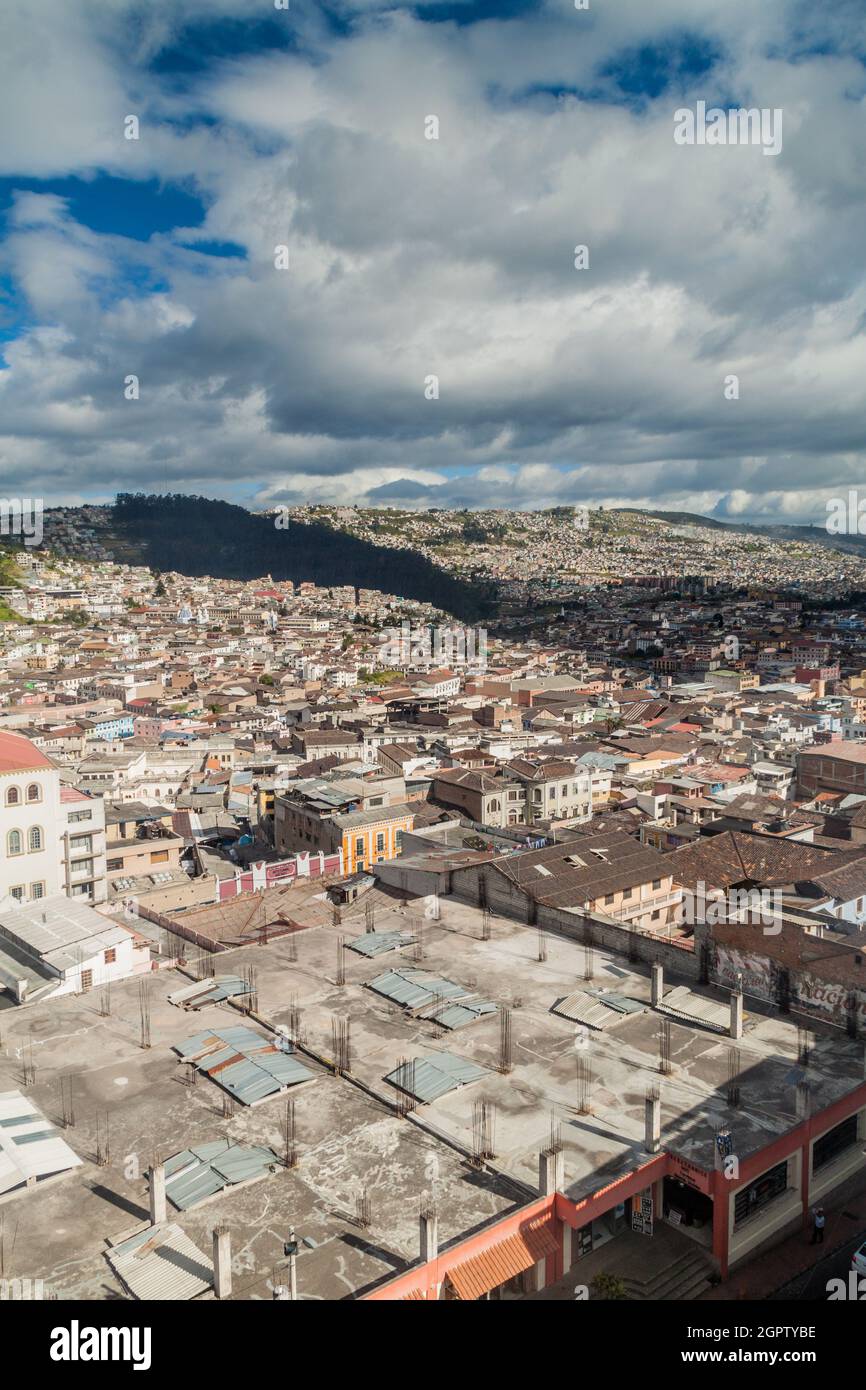 View of Quito, capital of Ecuador Stock Photo - Alamy