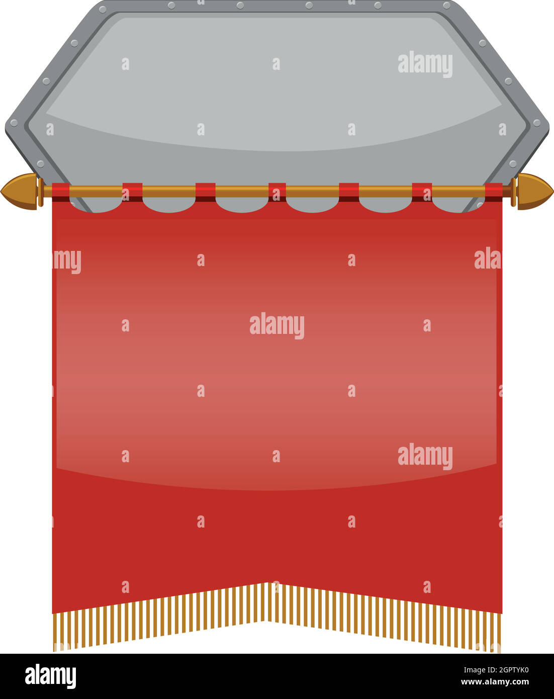 Label template with red cloth Stock Vector Image & Art - Alamy