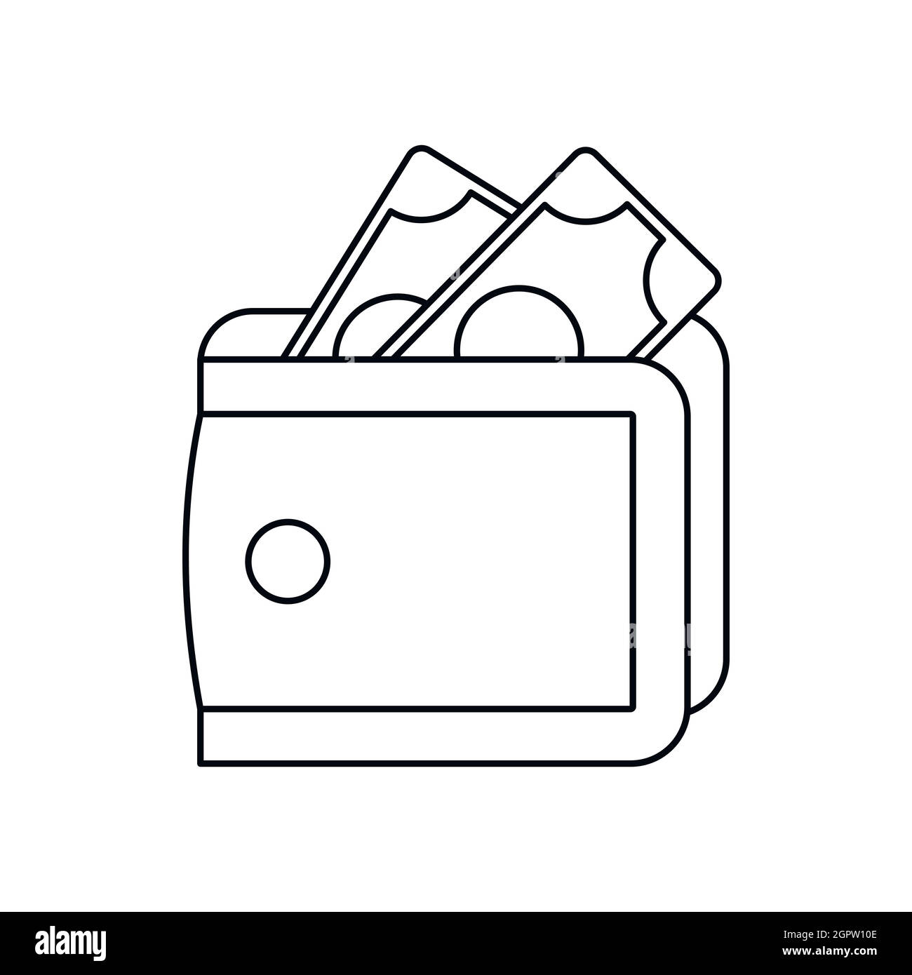 Loan personal icon outline Stock Vector Images - Alamy