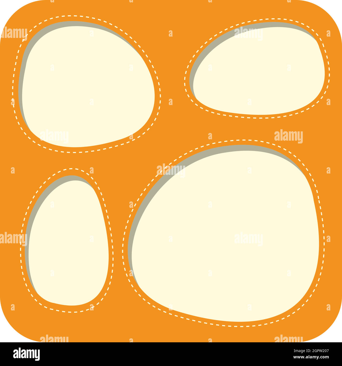 An orange note template Stock Vector Image & Art - Alamy