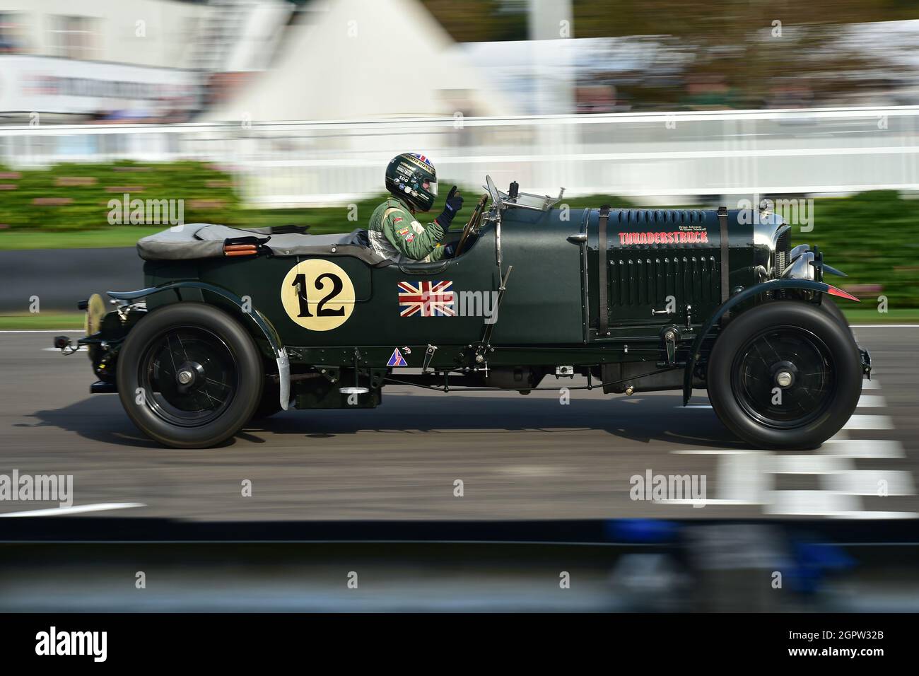 William Medcalf, Brian Johnson, Bentley 4½ Litre, Brooklands Trophy, a ...