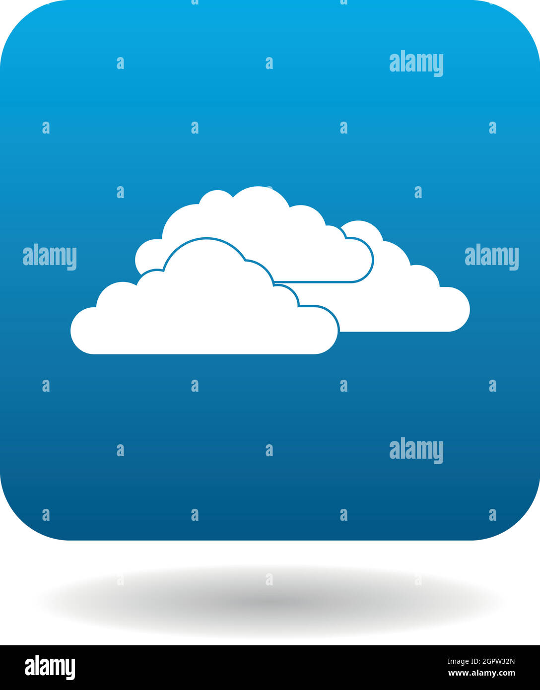 Clouds in blue cloudy sky Stock Vector Images - Alamy
