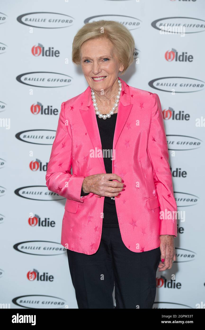 File photo dated 29/01/19 of Mary Berry arriving for the Oldie of the ...