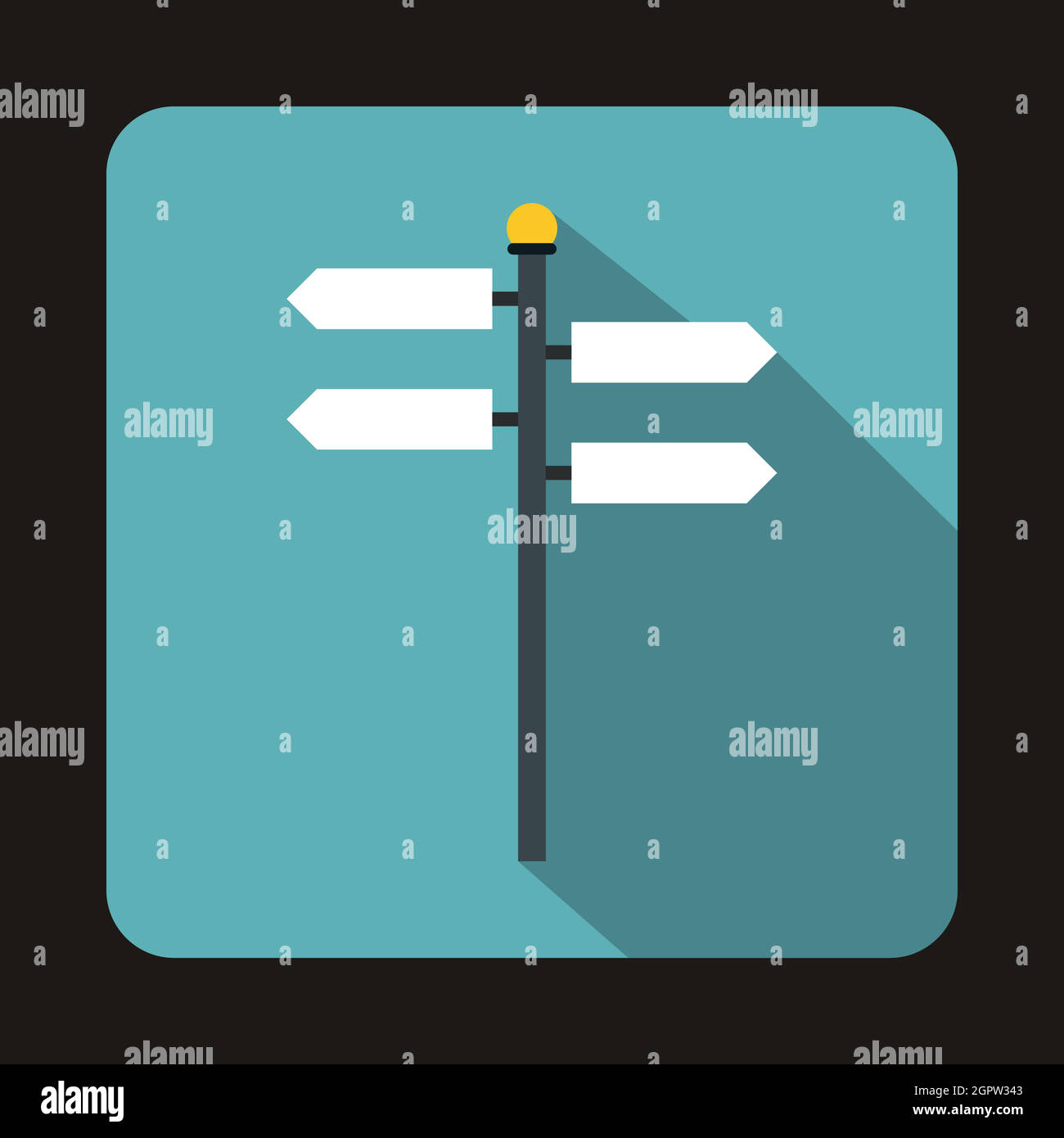 Long street sign hi-res stock photography and images - Alamy