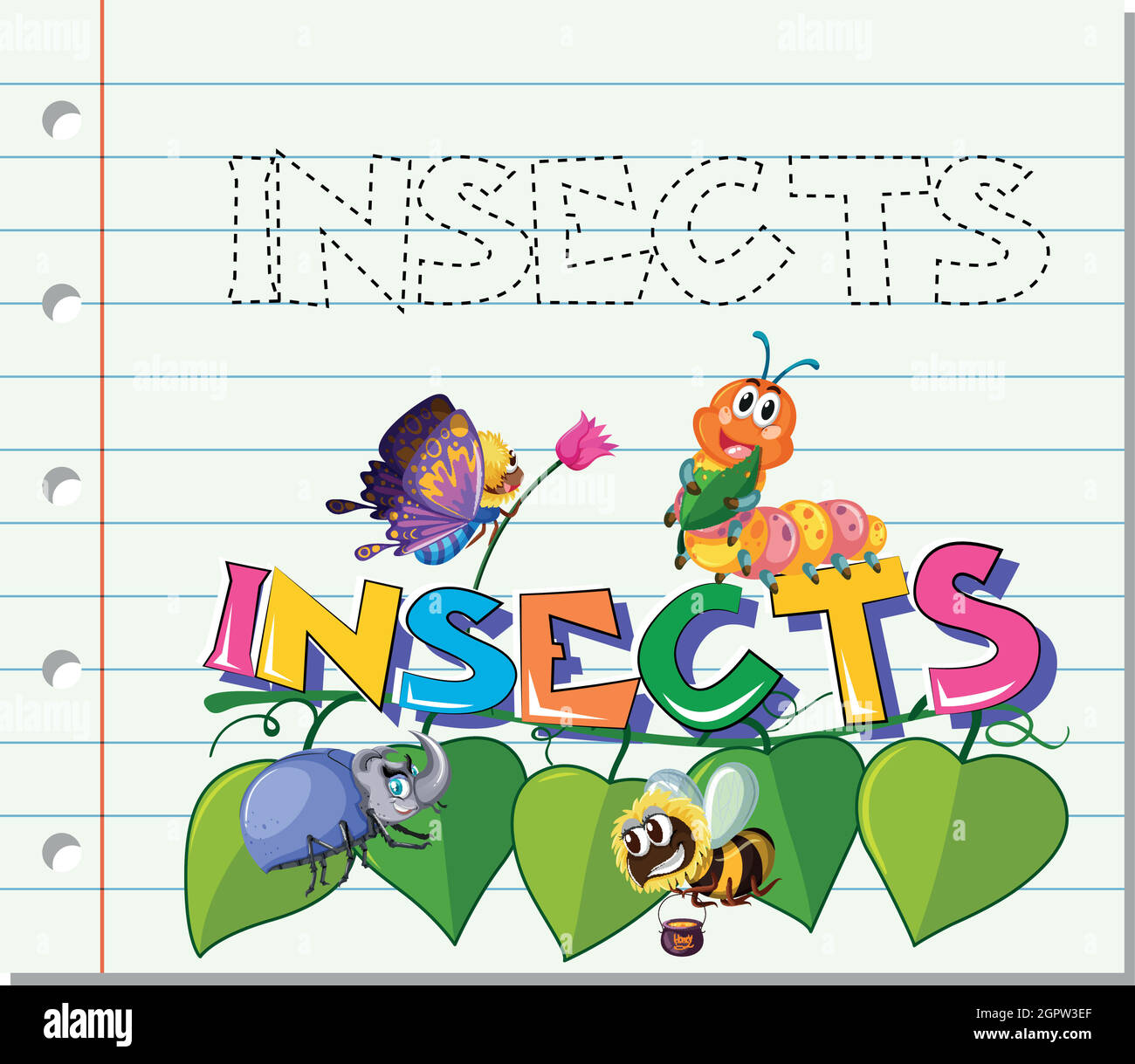 Insect insects wildlife Stock Vector Images - Alamy