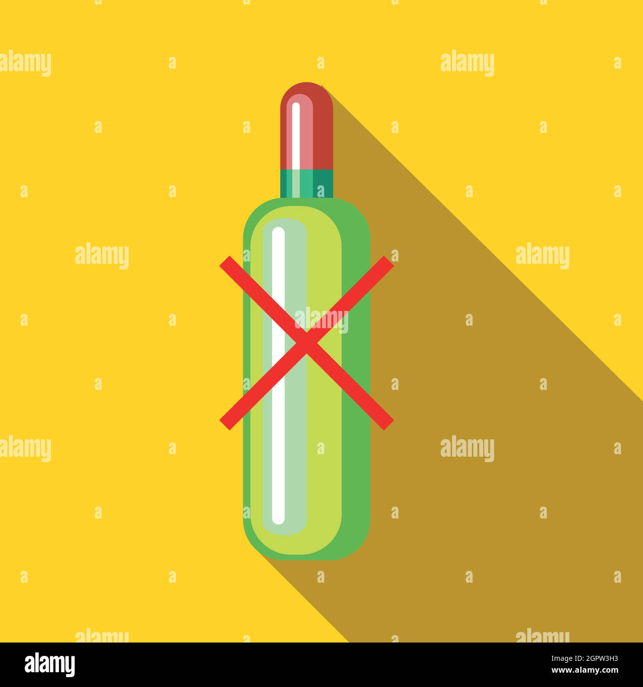 No alcohol red prohibition Stock Vector Images - Alamy