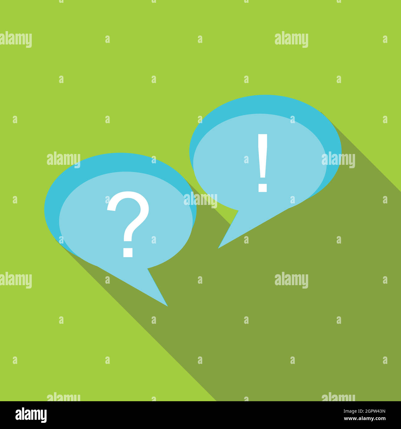 Question marks bubble Stock Vector Images - Alamy