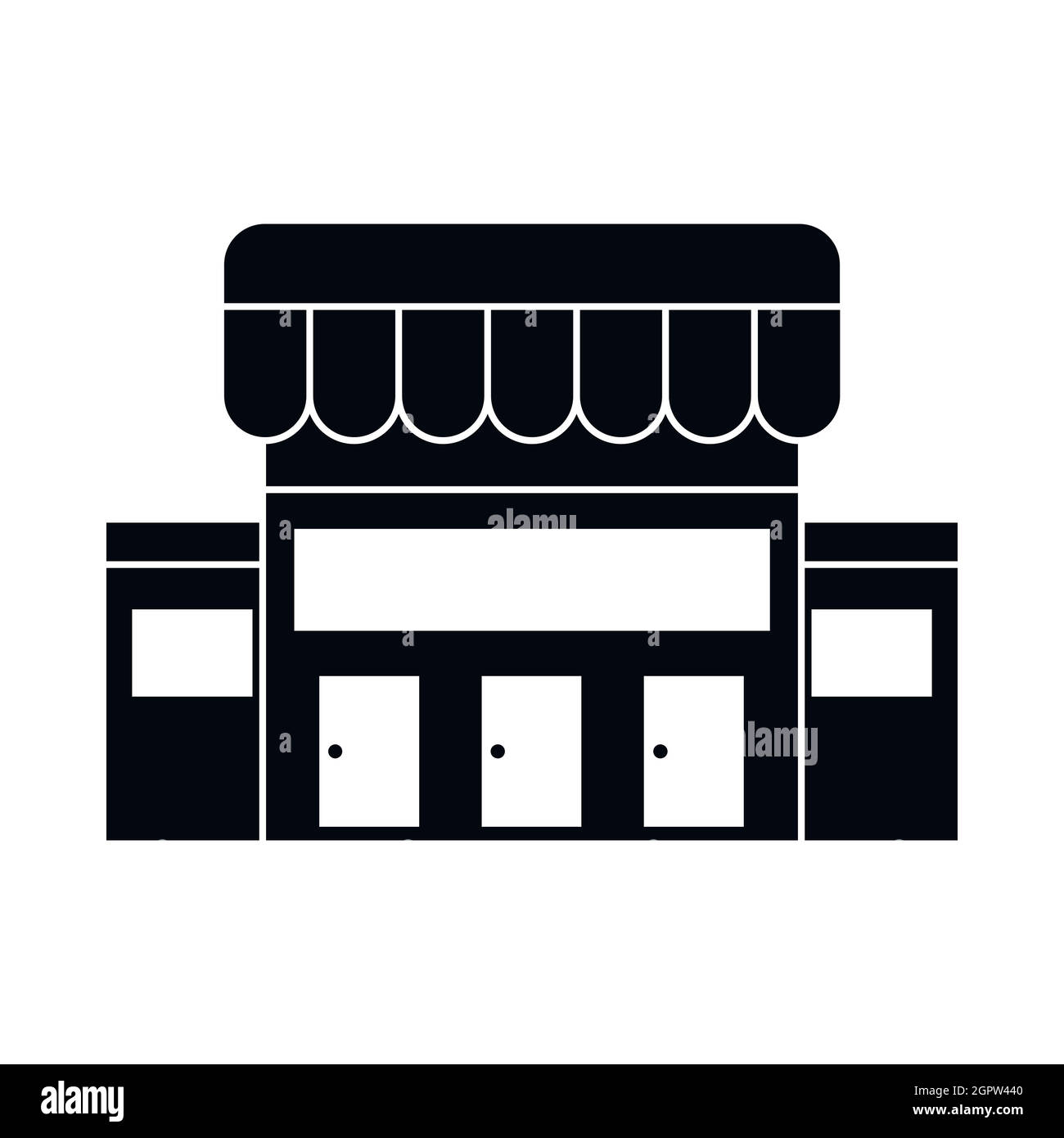 Building icon simple element Cut Out Stock Images & Pictures - Alamy