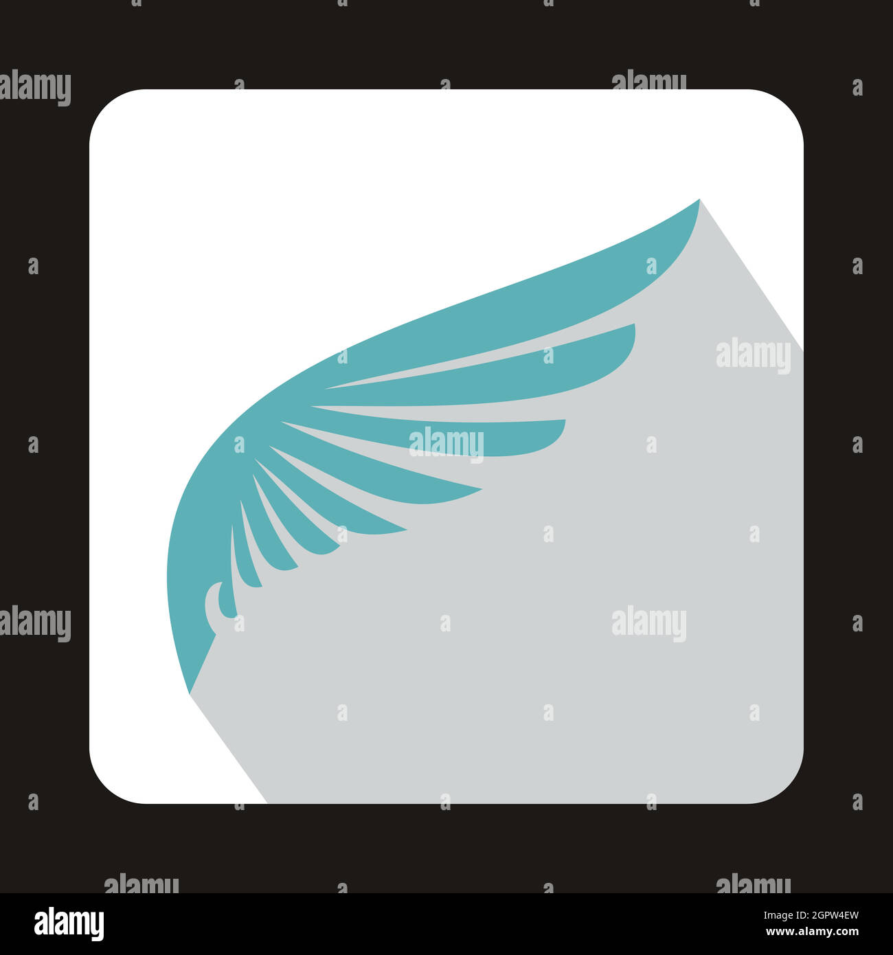 Blue bird in flat hi-res stock photography and images - Alamy