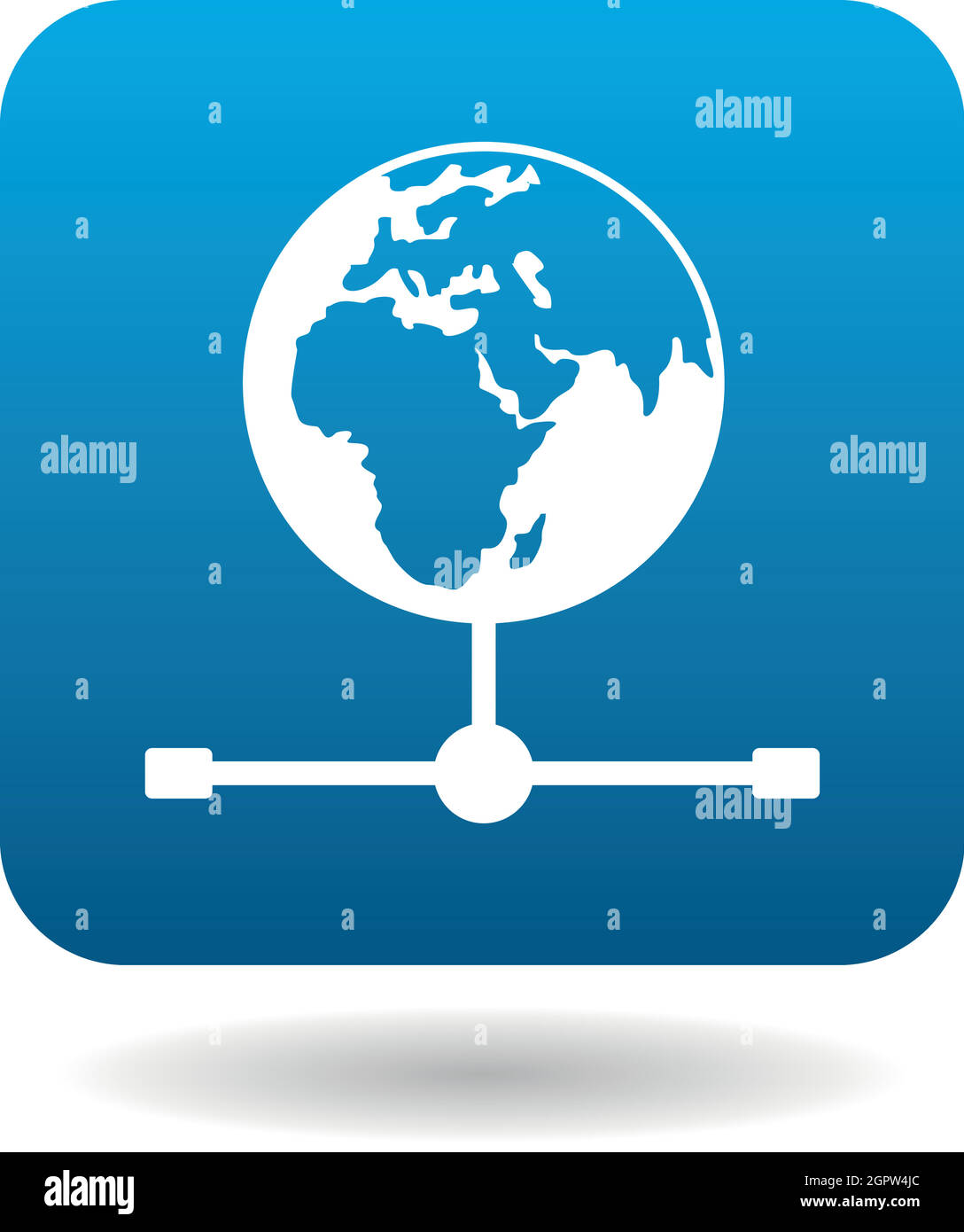 Globe icon, simple style Stock Vector Image & Art - Alamy