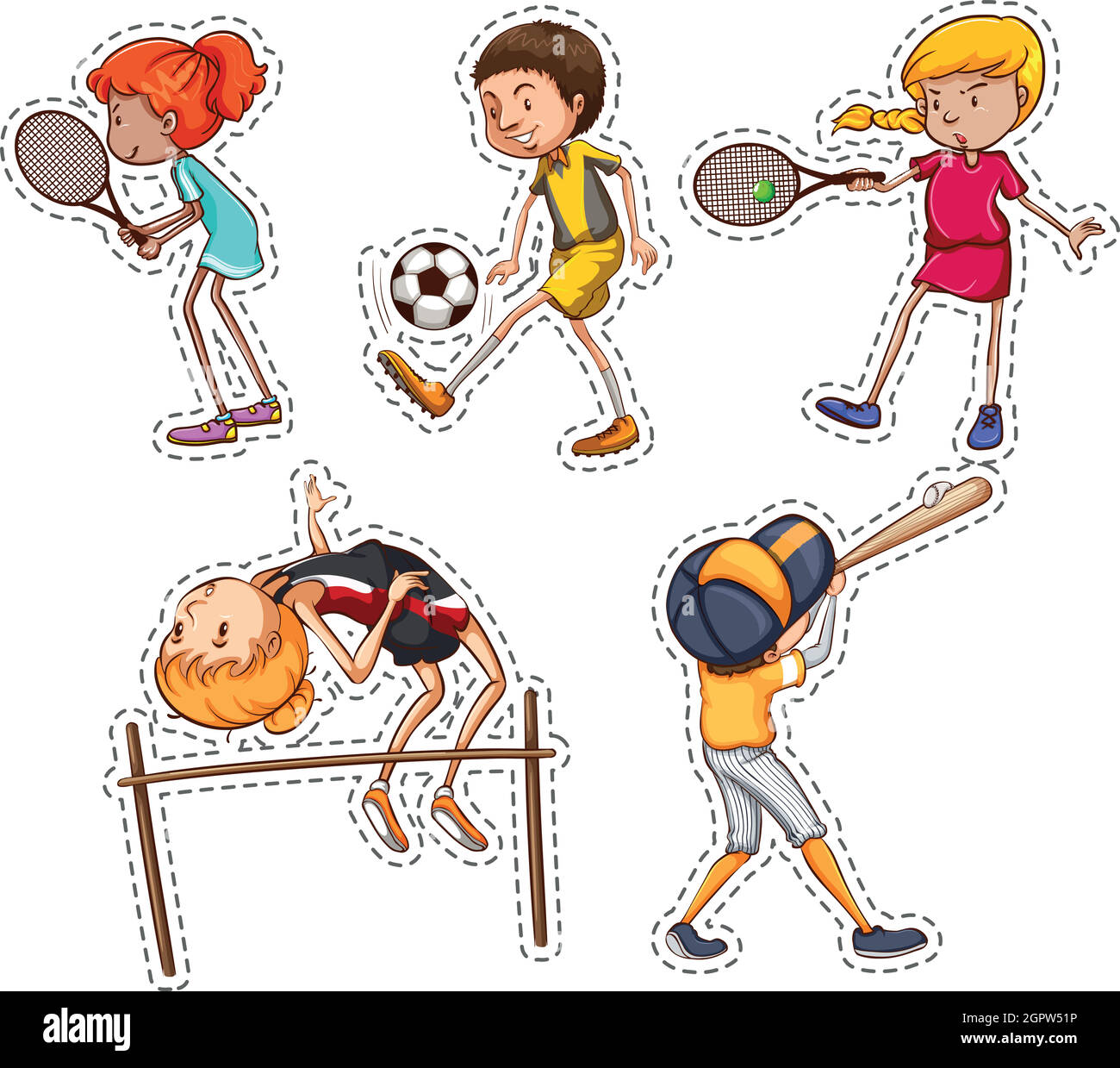 People doing different kinds of sports Stock Vector Image & Art - Alamy