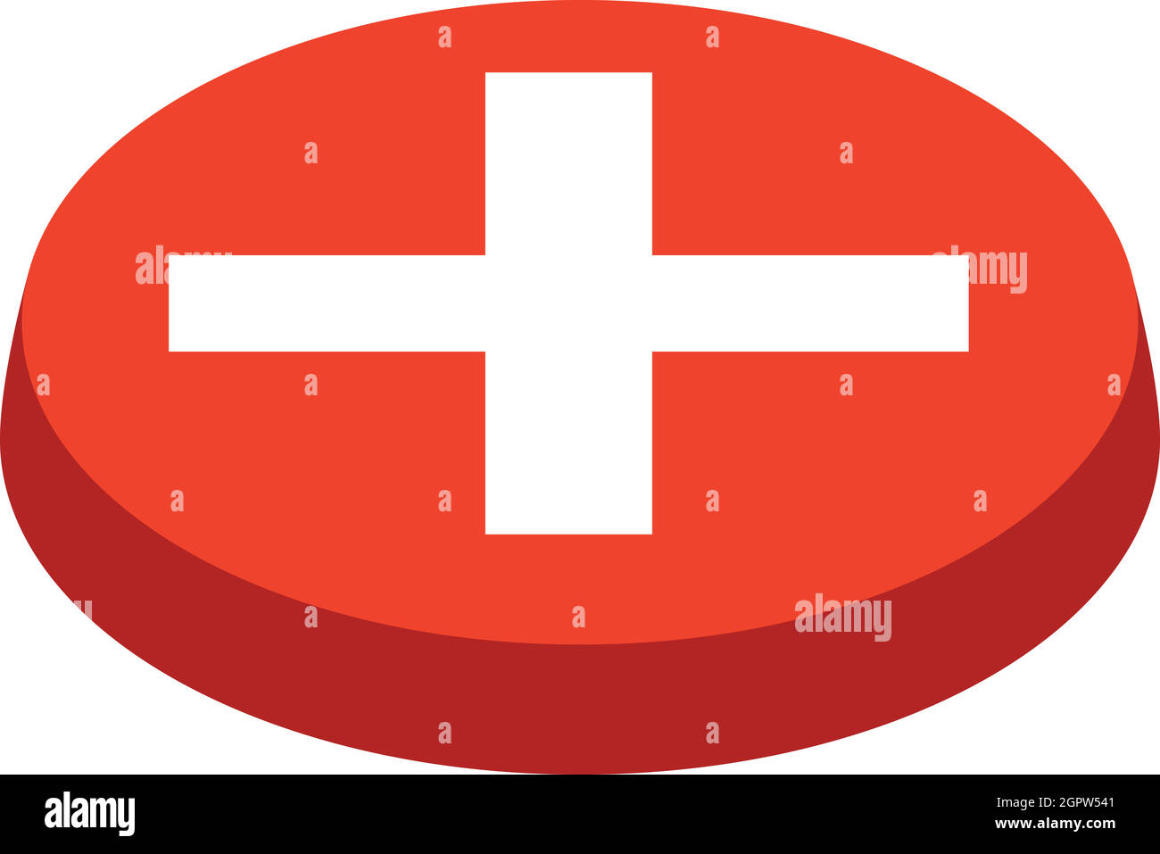 Cancel button icon, isometric 3d style Stock Vector Image & Art - Alamy