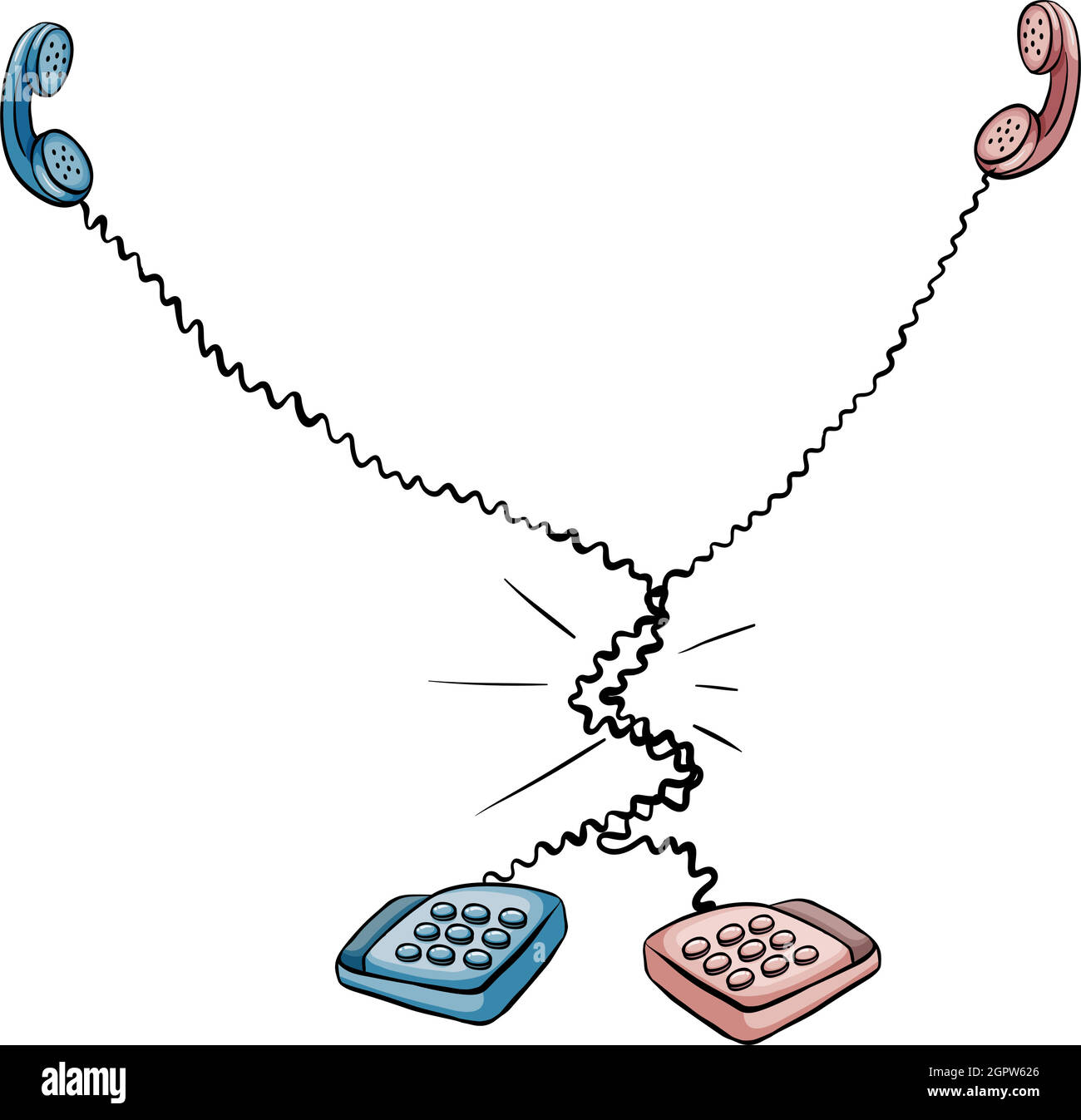 Communication wires Stock Vector Images - Alamy