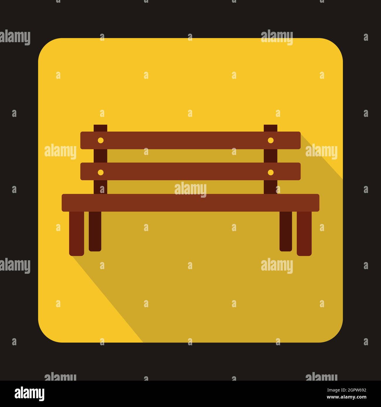 Very long bench Stock Vector Images - Alamy