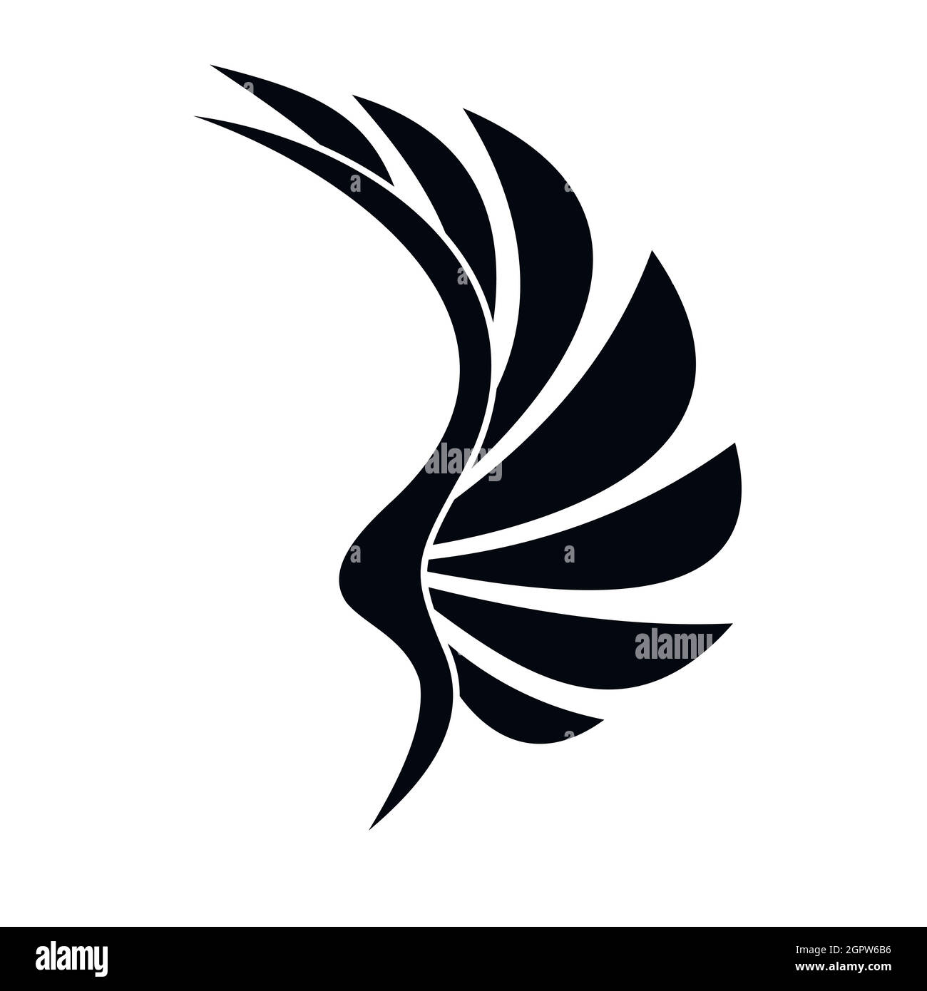 Wing icon, simple style Stock Vector Image & Art - Alamy