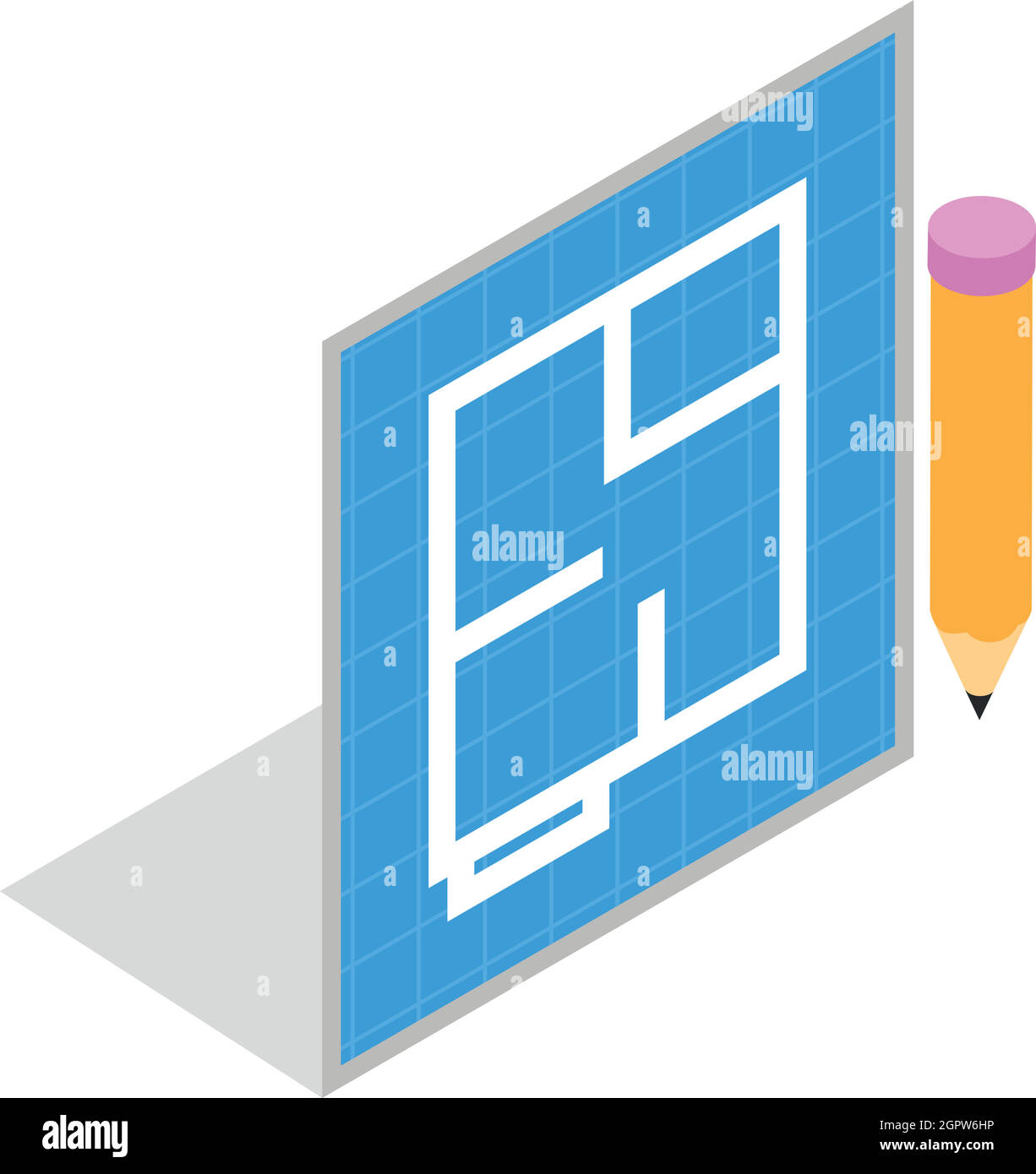 3d isometric floor plan hi-res stock photography and images - Alamy