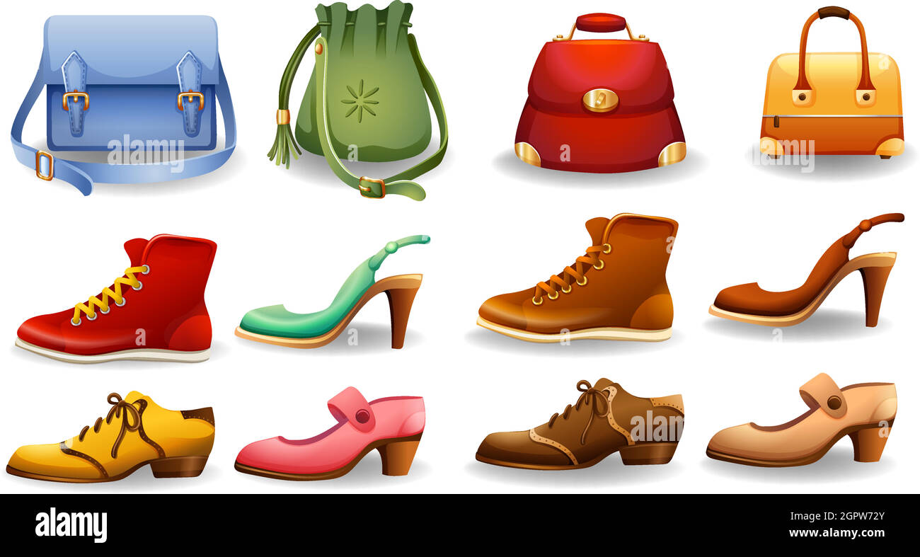 High heels woman shoes Stock Vector Images - Alamy