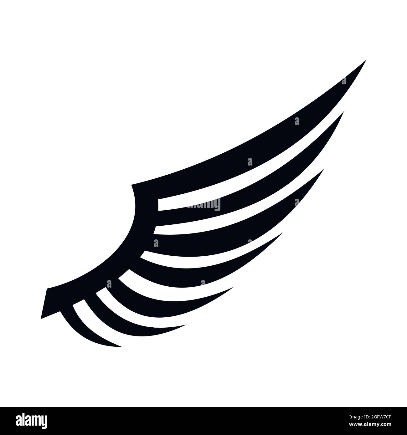 Wing icon, simple style Stock Vector Image & Art - Alamy