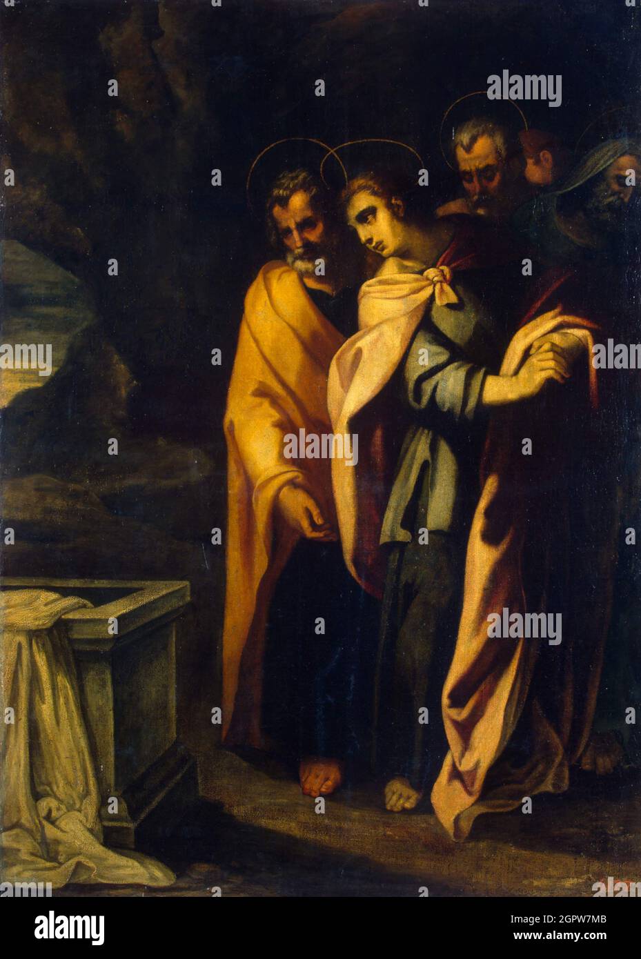 Apostles at the Tomb of Jesus, 1590s. Found in the Collection of the ...