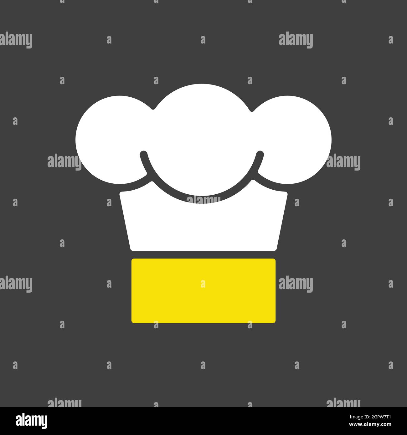 Chef Cooking cap vector glyph icon. Graph symbol for cooking web site ...