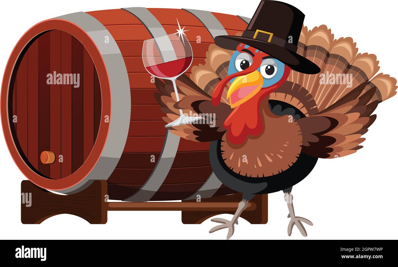 Thanksgiving turkey wine glass hi-res stock photography and images - Alamy