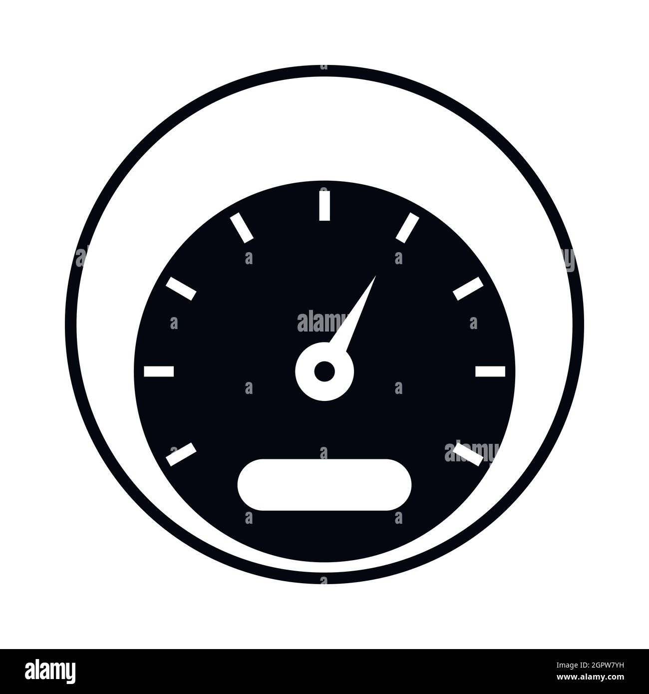 Speedometer icon, simple style Stock Vector Image & Art - Alamy