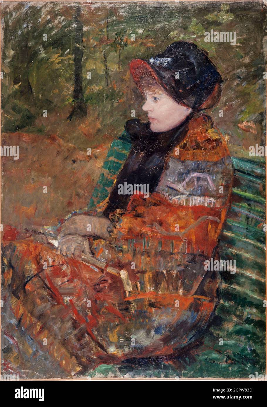 Autumn. Portrait of Lydia Cassatt, 1880. Found in the Collection of the ...