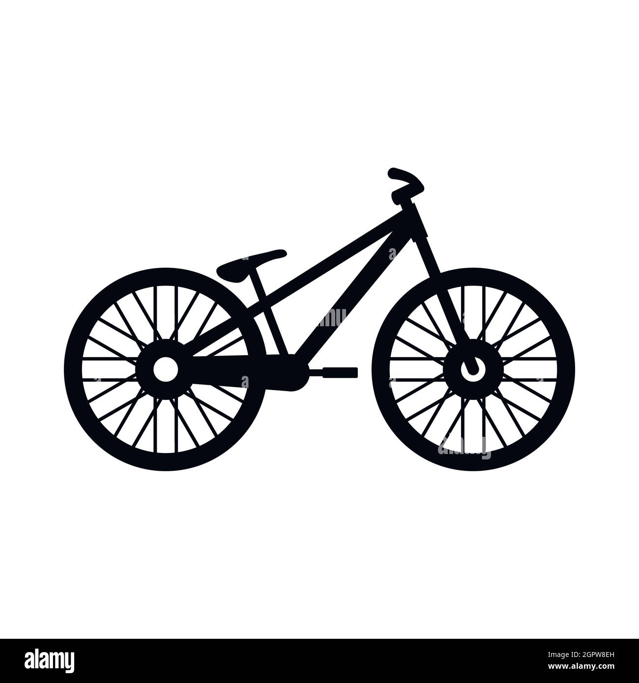 Bike black Stock Vector Images - Alamy