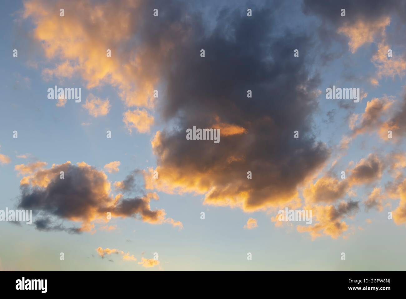 Beautiful sky with cloud before sunset Stock Photo - Alamy