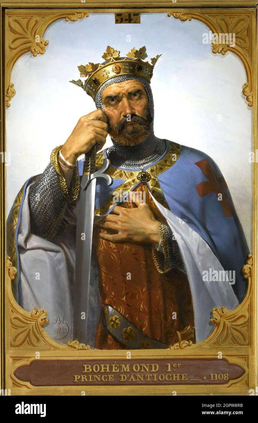 Bohemond I of Antioch, 1843. Found in the Collection of the Musée de l ...