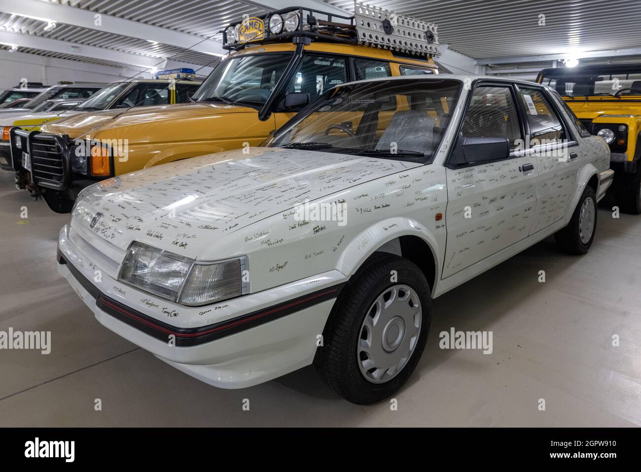 The last Austin Montego signed by all those that worked on it on ...
