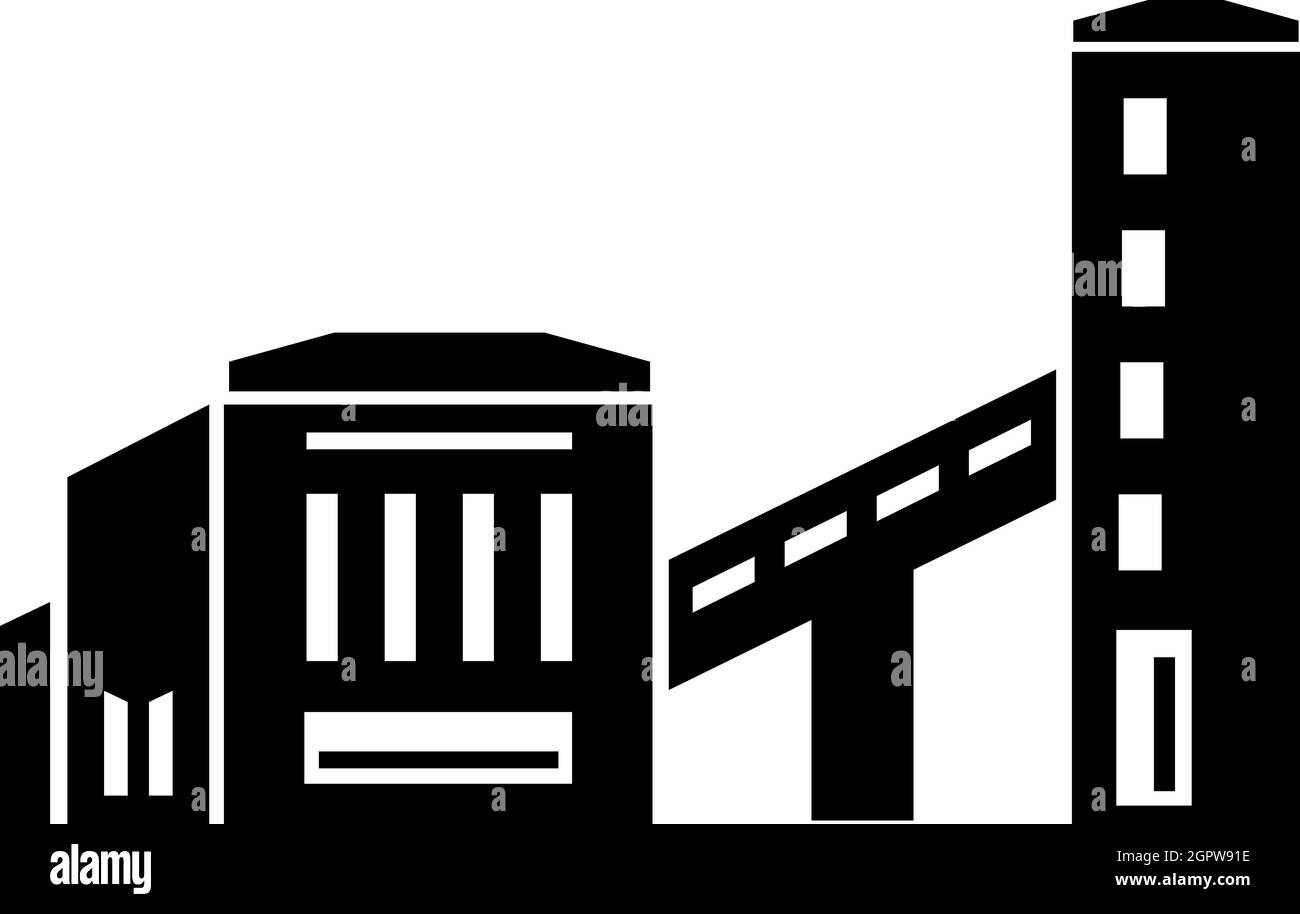 Building plant icon, simple style Stock Vector Image & Art - Alamy