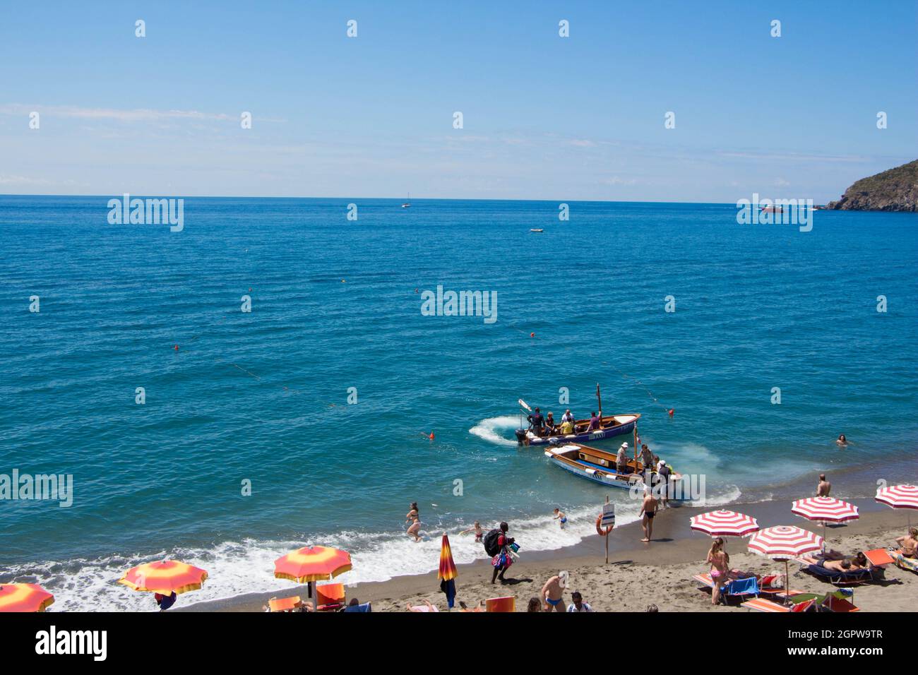 Ischia Island. It Is A Volcanic Island In The Tyrrhenian Sea Stock ...