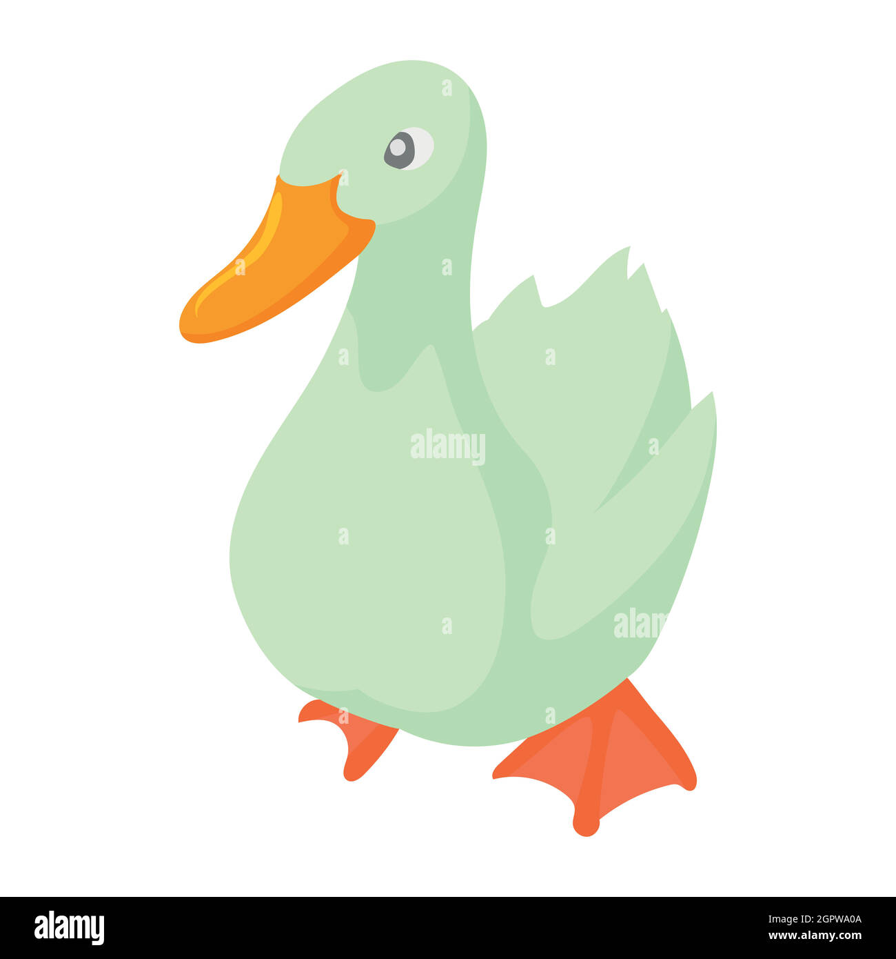 Cute cartoon bird in Stock Vector Images - Alamy