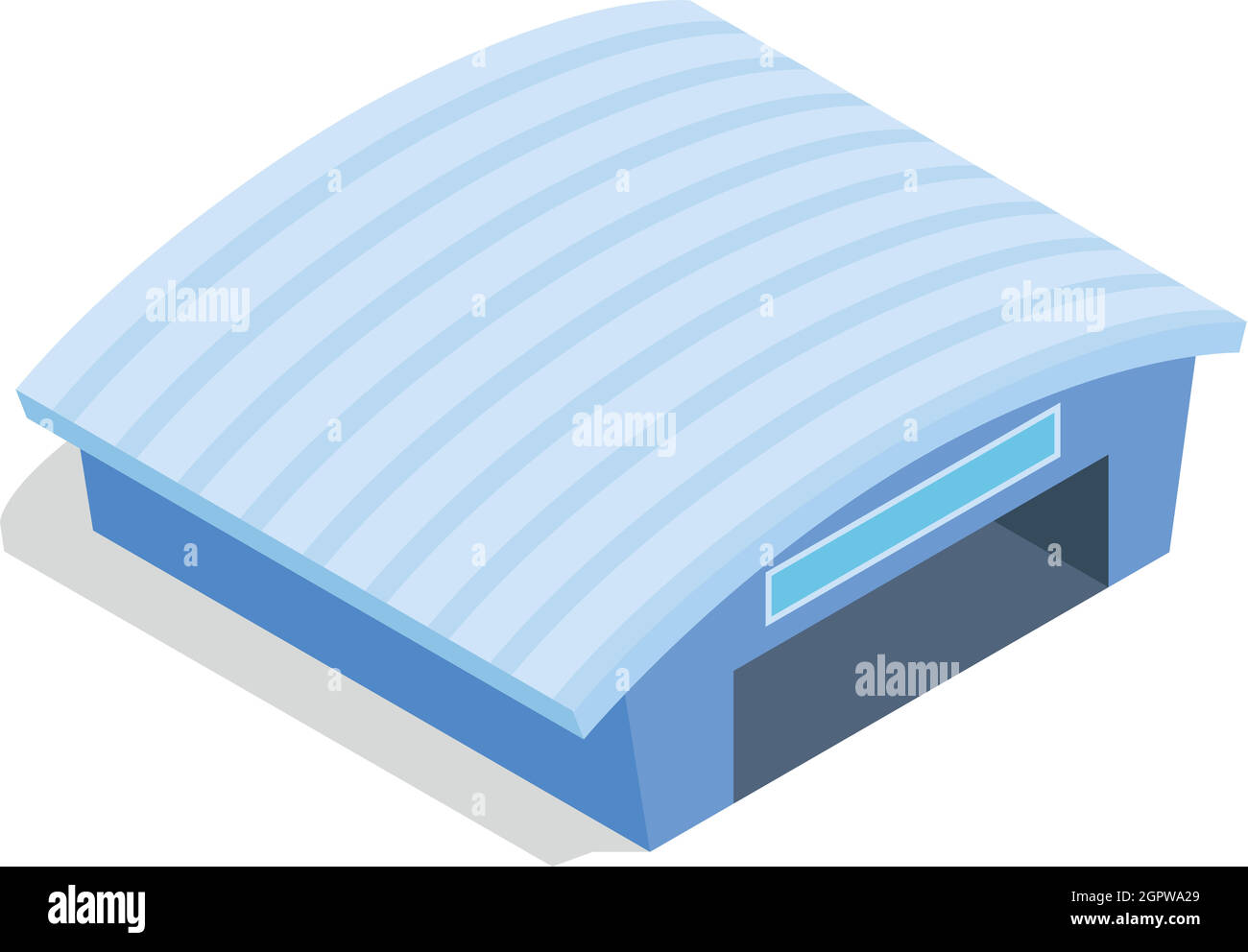 Hangar icon, isometric 3d style Stock Vector Image & Art - Alamy