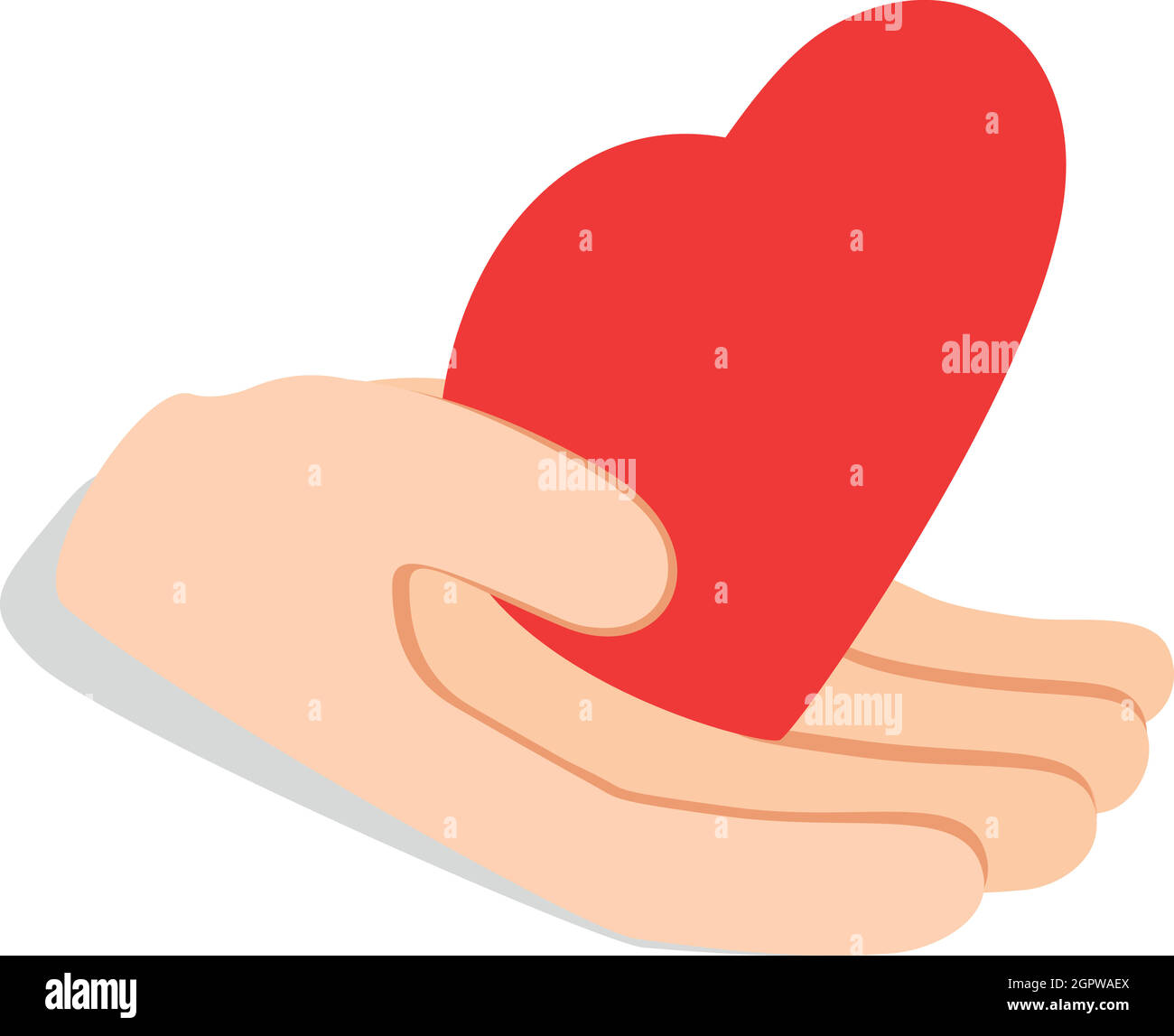 Heart hand signal Cut Out Stock Images & Pictures - Alamy