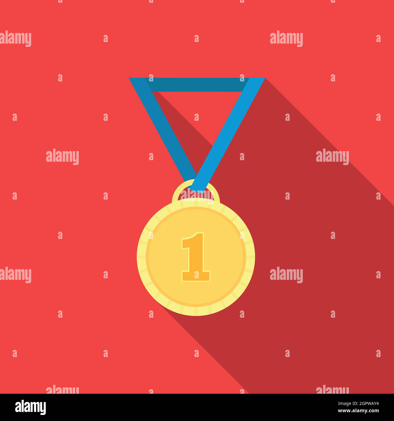 First medal award Stock Vector Images - Alamy