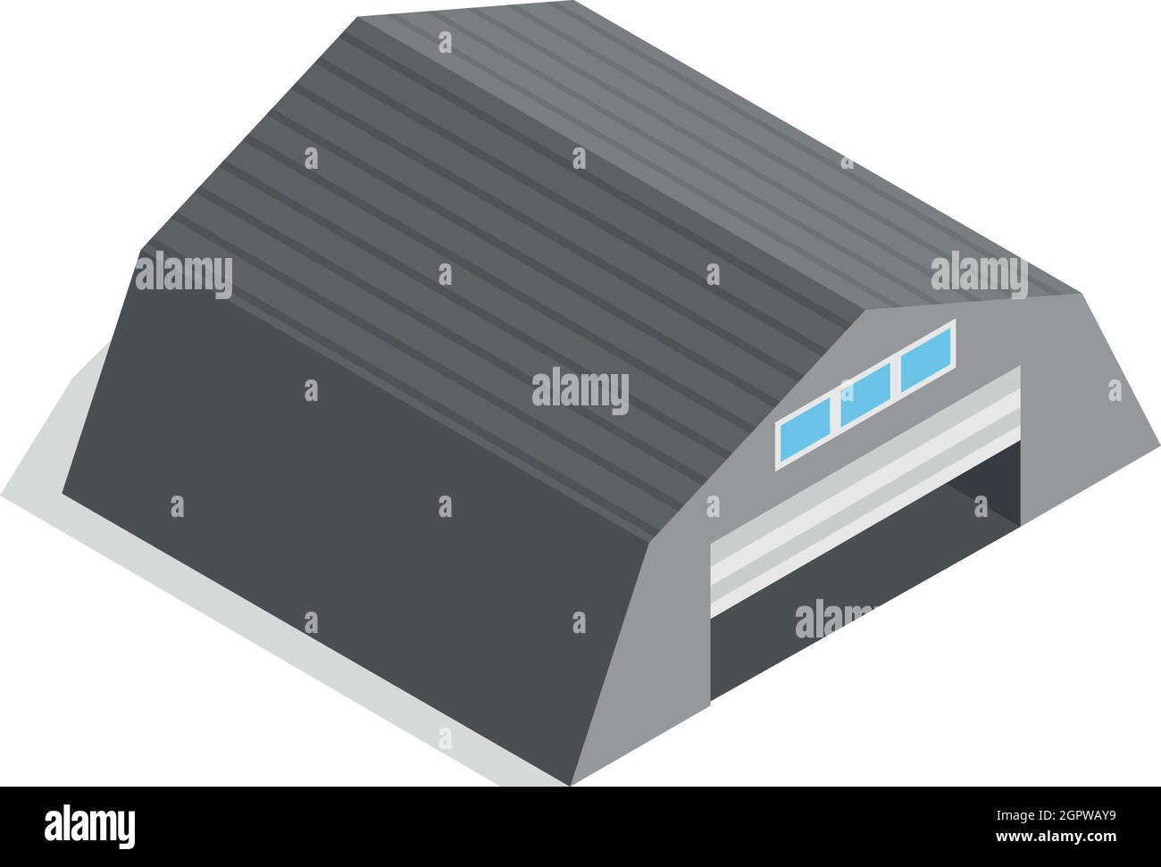 Hangar icon, isometric 3d style Stock Vector Image & Art - Alamy