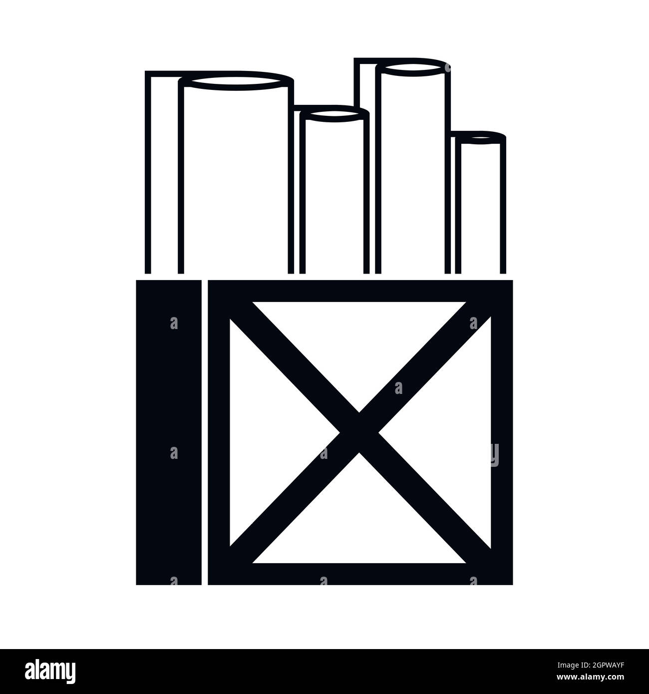 White and black rolls Stock Vector Images - Alamy