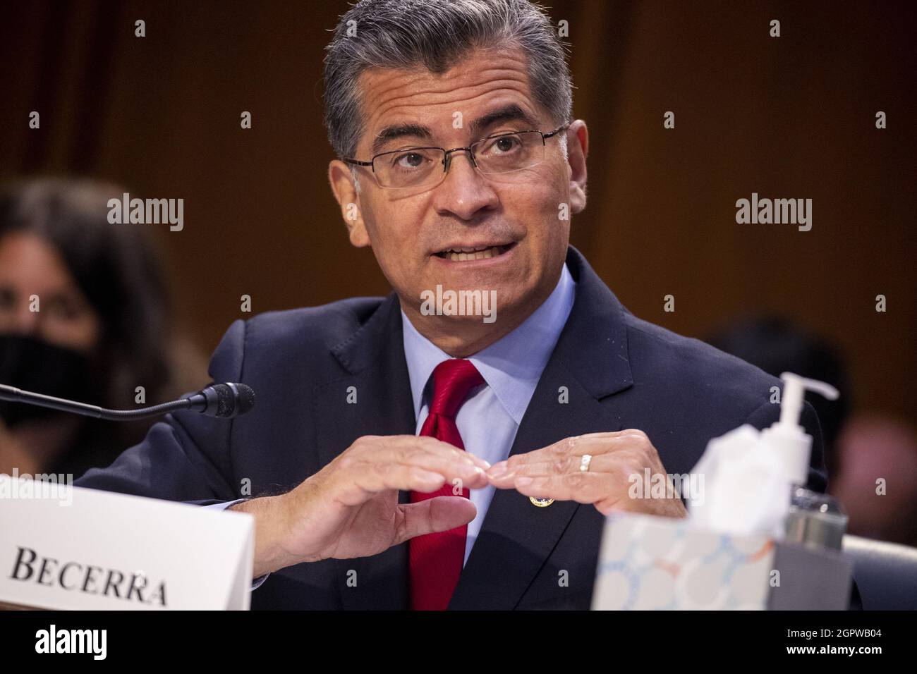 Washington, United States. 30th Sep, 2021. Secretary of Health and ...