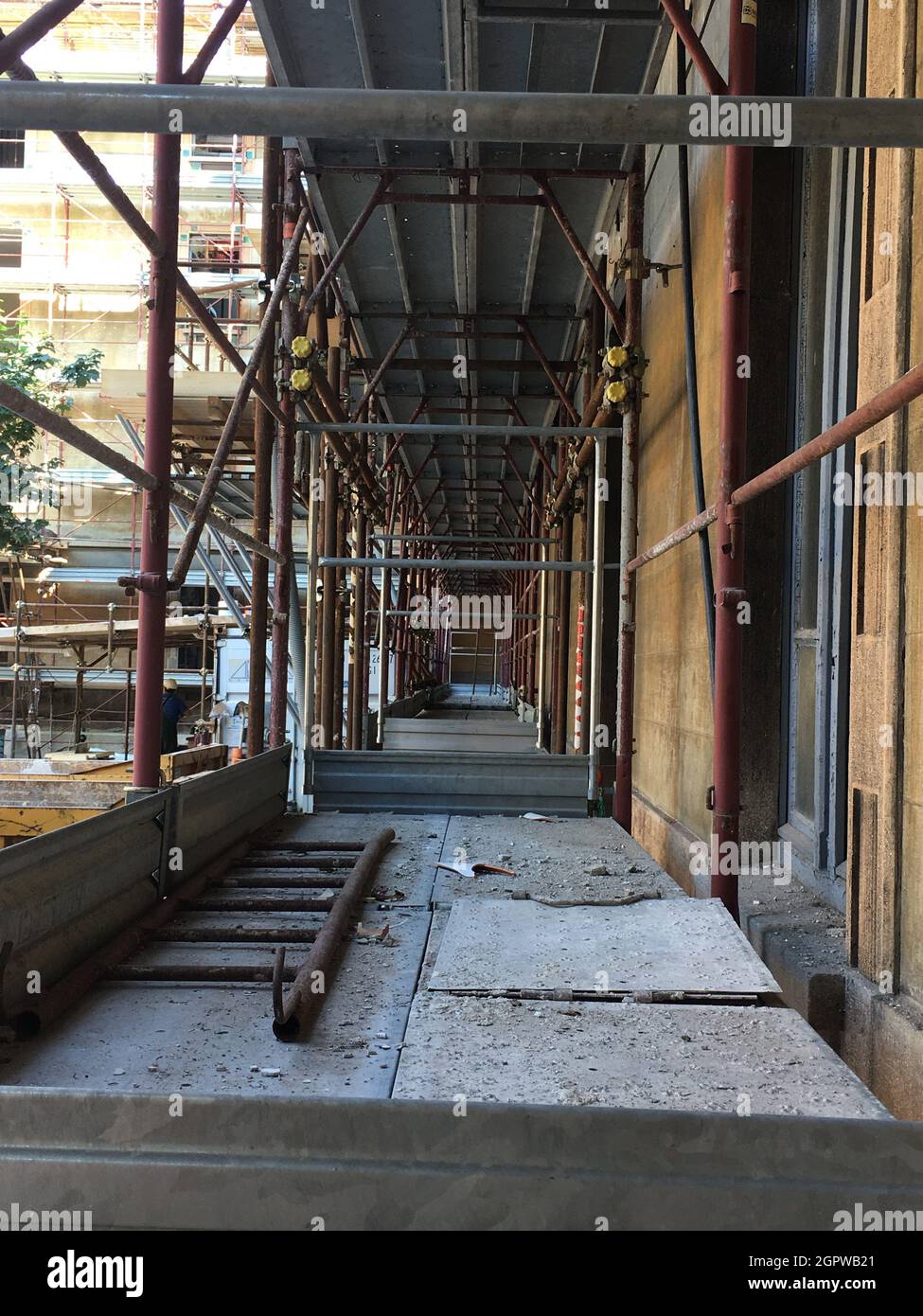 Underneath building corridor hi-res stock photography and images - Alamy