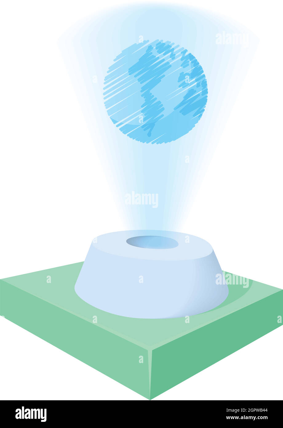 Holograma icon, cartoon style Stock Vector Image & Art - Alamy