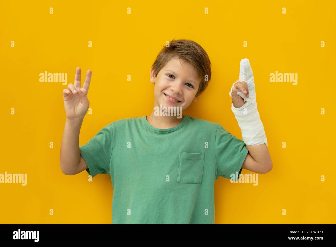 Finger plaster blue hi-res stock photography and images - Alamy